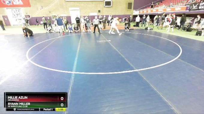 170 lbs Champ. Round 1 - Millie Azlin, Oklahoma vs Ryann Miller, ISI ...