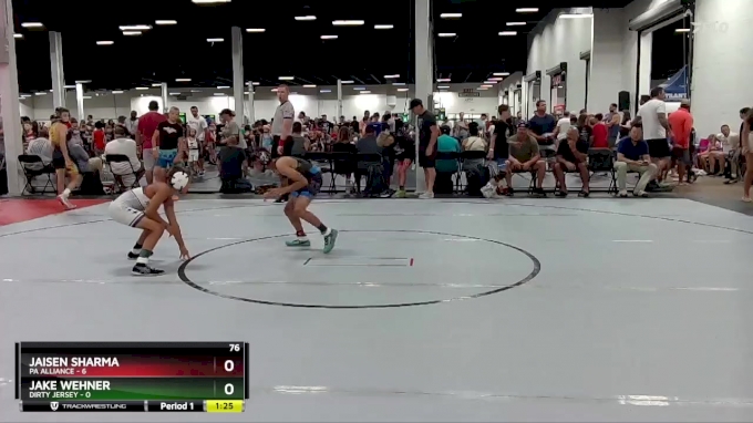 76 lbs Round 1 (4 Team) - Jaisen Sharma, PA Alliance vs Jake Wehner ...