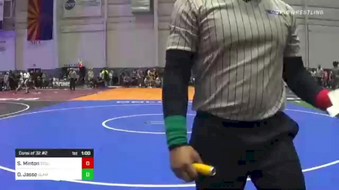 126 lbs Consi Of 32 #2 - Diego Jasso, Slammers vs Sammy Minton, Stout ...