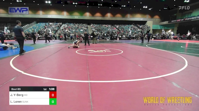 83 lbs Final - Jordan Yi-Berg, Mad Dawg Wrestling Club vs Luke Loren ...