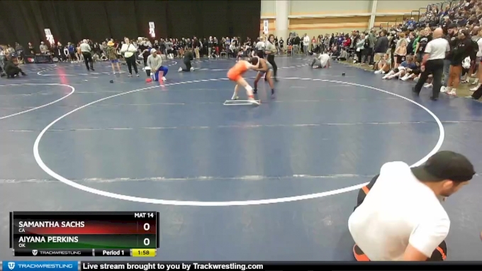 117 lbs Champ. Round 1 - Samantha Sachs, CA vs Aiyana Perkins, OK
