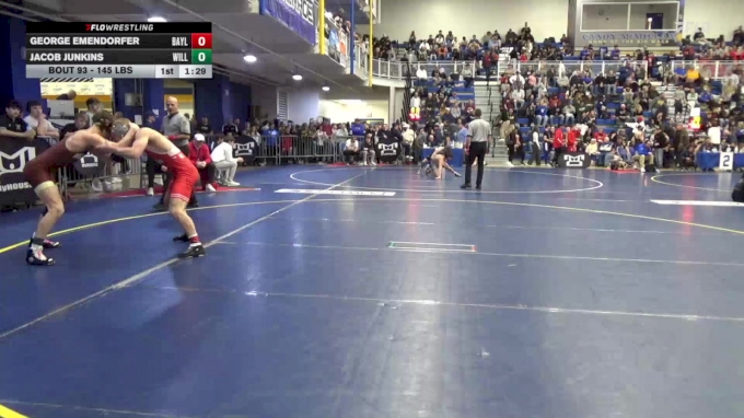 145 lbs R-64 - George Emendorfer, Baylor-TN vs Jacob Junkins ...