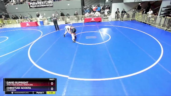 160 lbs Champ. Round 2 - David Rupright, Ayala High School Wrestling vs ...