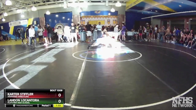106 lbs Champ. Round 1 - Karter Stiffler, Assassins Wrestling vs Landon ...