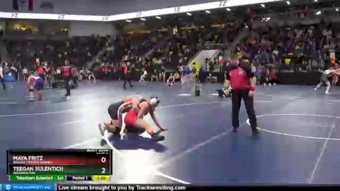 170 lbs Cons. Round 5 - Maya Fritz, Dallas Center-Grimes vs Teegan ...