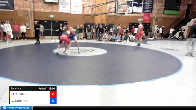 175 lbs Semifinal - Trey Smith, Team Real Life vs Luke Sarich, Weiser ...