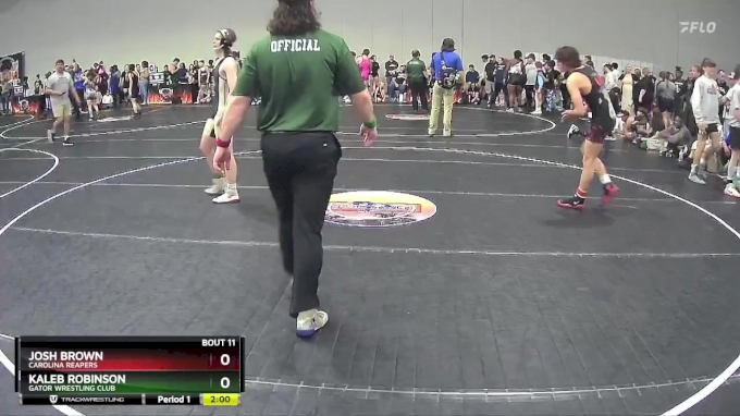 138 lbs Quarterfinal - Kaleb Robinson, Gator Wrestling Club vs Josh ...