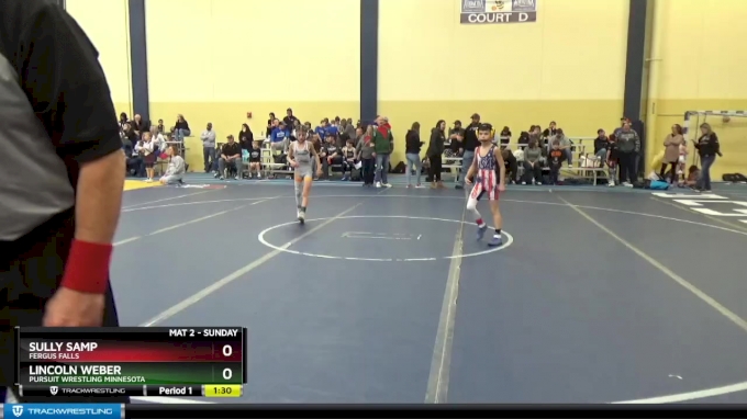 60 lbs Cons. Round 3 - Sully Samp, Fergus Falls vs Lincoln Weber ...