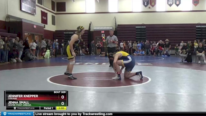 187-188A 1st Place Match - Jenna Small, Center Point-Urbana vs Jennifer ...