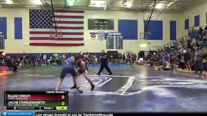 132 lbs Champ. Round 1 - Elijah Smoot, Legacy Wrestling vs Jacob ...
