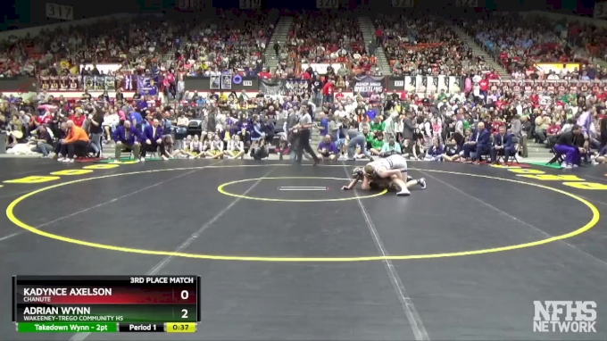 120 lbs 3rd Place Match - Adrian Wynn, WaKeeney-Trego Community HS vs ...