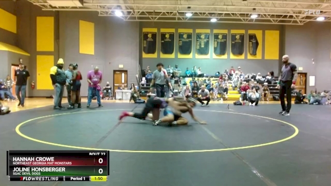 170 lbs Round 1 - Joline Honsberger, SGAC Devil Dogs vs Hannah Crowe ...