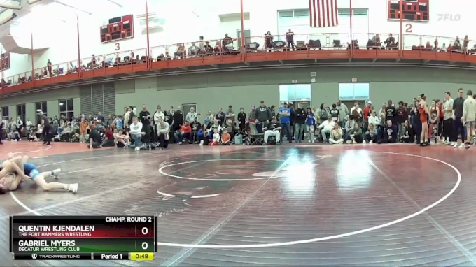 126 lbs Champ. Round 2 - Gabriel Myers, Decatur Wrestling Club vs ...