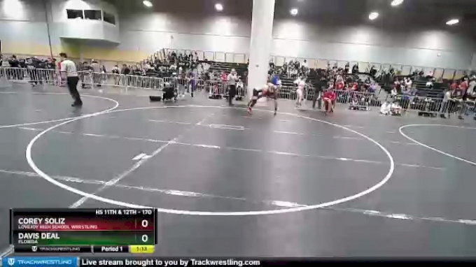 170 lbs Cons. Round 2 - Davis Deal, Florida vs Corey Soliz, Lovejoy ...