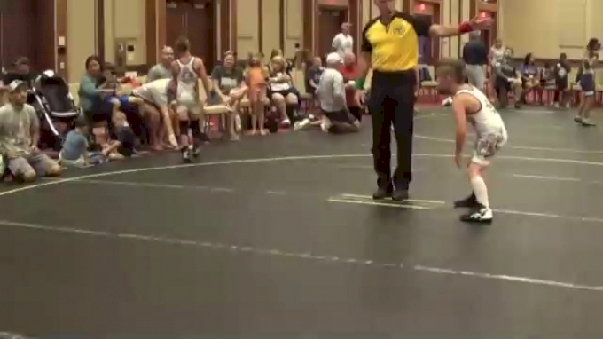 75 lbs Semis & 1st Wrestleback (8 Team) - Mason Myers, Armory Red vs ...