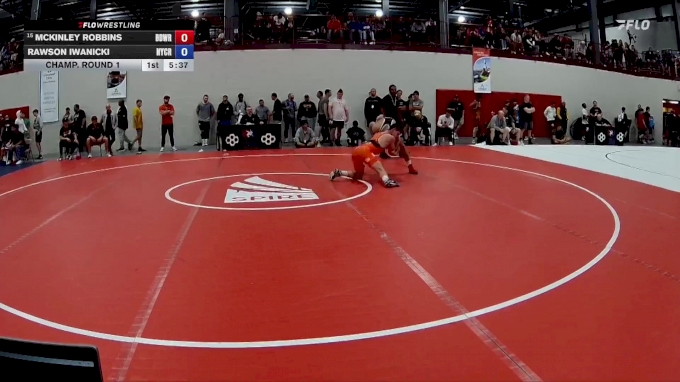 70 kg Champ. Round 1 - McKinley Robbins, Beaver Dam Wrestling Regional ...