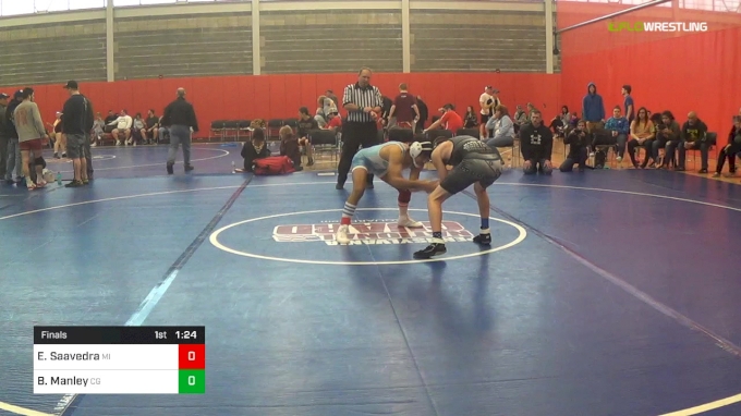125 lbs Final - Elliot Saavedra, MI vs Brandon Manley, CG