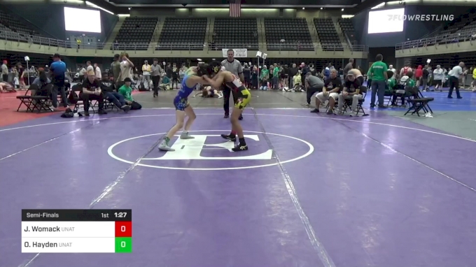 105 lbs Semifinal - Joseph Womack, Unattached vs Owen Hayden, Unattached