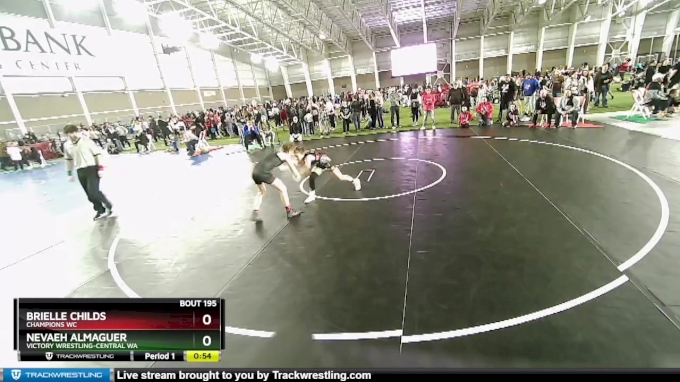 95 lbs 3rd Place Match - Nevaeh Almaguer, Victory Wrestling-Central WA ...