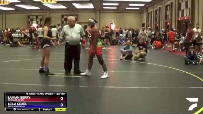 120/130 Quarterfinal - Lamiah Berry, Orchard South vs Leila Gearl ...