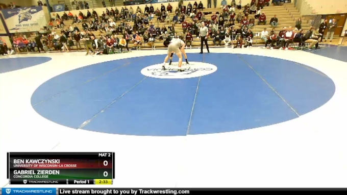 197 lbs Quarterfinal - Gabriel Zierden, Concordia College vs Ben ...