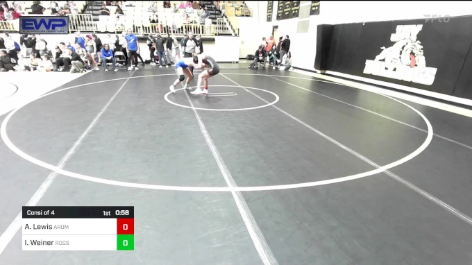 130 lbs Consi Of 4 - Adyson (Ady) Lewis, Ardmore Girls HS vs Isabella ...