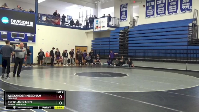 125 lbs Quarterfinal - Alexander Needham, Dubuque vs Froylan Racey ...
