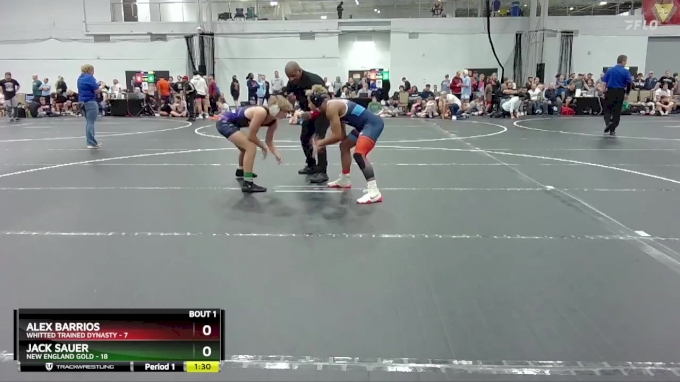 138 lbs Semis (4 Team) - Alex Barrios, Whitted Trained Dynasty vs Jack ...