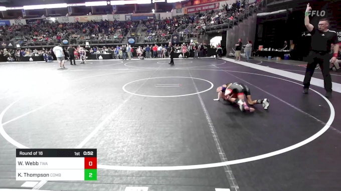 64 lbs Round Of 16 - Wyatt Webb, Terminator Wrestling Academy vs Kal ...