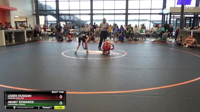 B-19 lbs Cons. Round 1 - Jaxen Duggan, Marion Wolves vs Henry Edwards ...