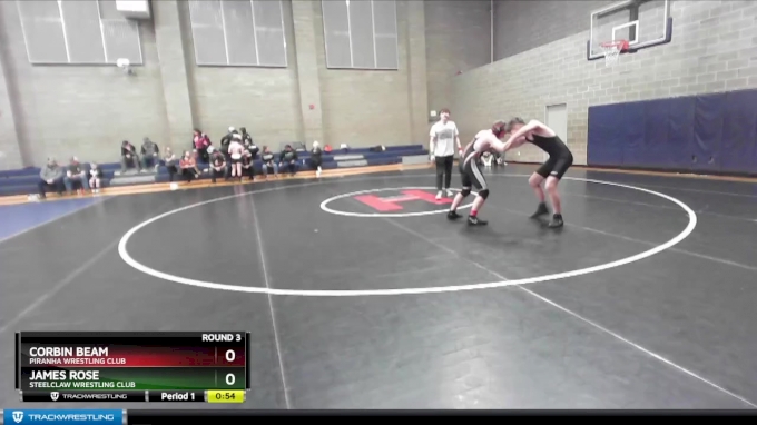 149 lbs Round 3 - James Rose, Steelclaw Wrestling Club vs Corbin Beam ...