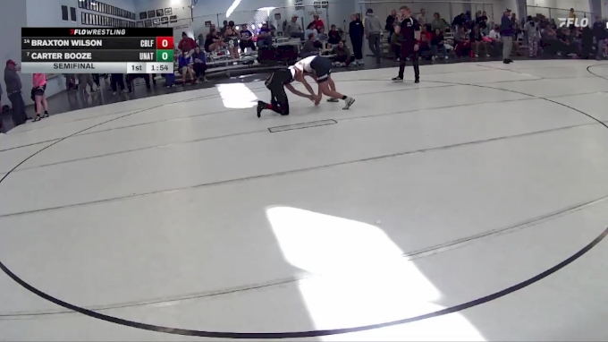 116 lbs Semifinal - Braxton Wilson, The Best Wrestler vs Carter Booze ...