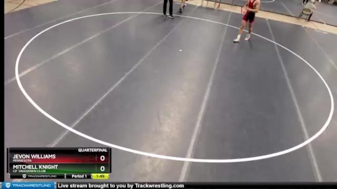 160 lbs Quarterfinal - Jevon Williams, Minnesota vs Mitchell Knight, CP ...