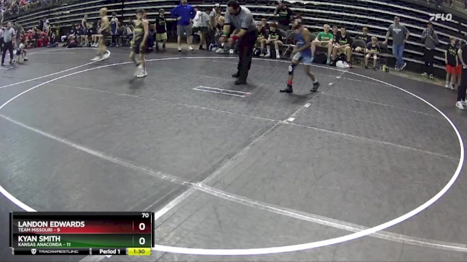 70 lbs Round 2 (6 Team) - Kyan Smith, Kansas Anaconda vs Landon Edwards ...