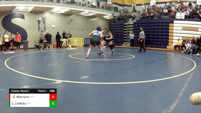170 lbs. Champ. Round 1 - Cayley Maynard, Raymore-Peculiar vs Lilly ...