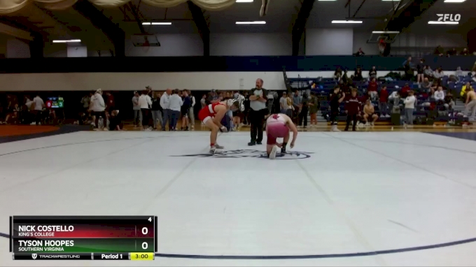 174 lbs Cons. Round 4 - Nick Costello, King`s College vs Tyson Hoopes ...