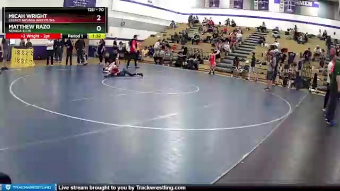 70 lbs Round 3 - Micah Wright, Legacy Nevada Wrestling vs Matthew Razo ...