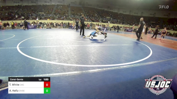 64 lbs Consolation - Tyler White, CacheWrestlingClub vs Aden Kelly ...