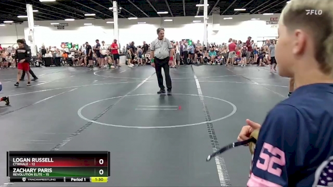 76 lbs Round 1 (4 Team) - Logan Russell, CTWHALE vs Zachary Paris ...