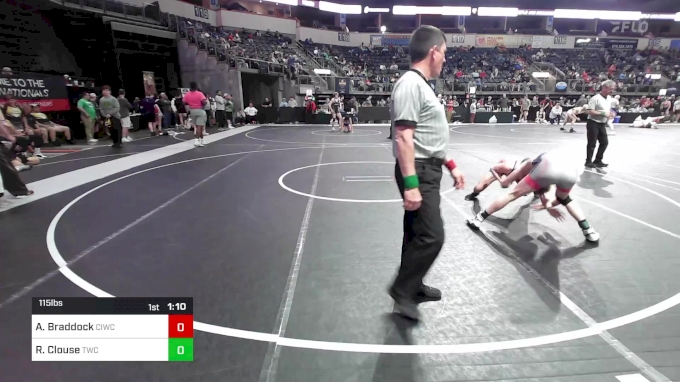 115 lbs Consi Of 8 #2 - Ajay Braddock, CIWC Team Intensity vs Roman ...