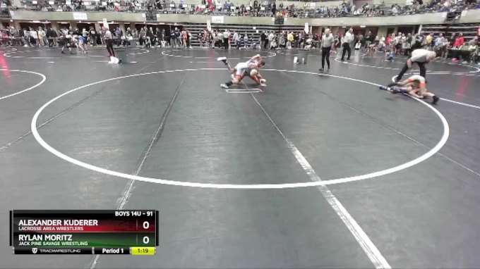 91 lbs Cons. Round 2 - Alexander Kuderer, LaCrosse Area Wrestlers vs ...