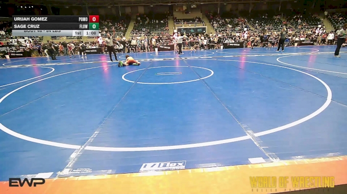84 lbs Round Of 16 - Urijah Gomez, Pomona Elite vs Sage Cruz, Flow ...