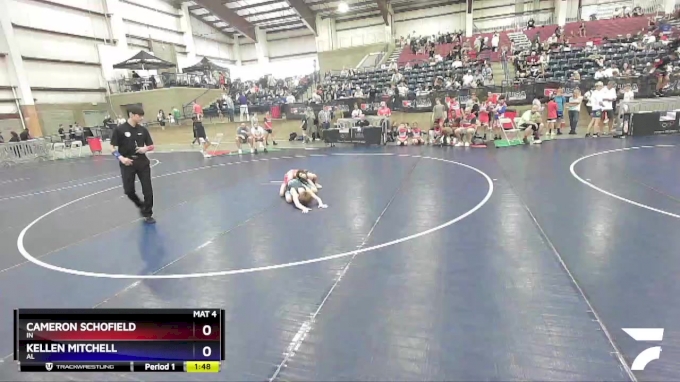 77 lbs Champ. Round 1 - Cameron Schofield, IN vs Kellen Mitchell, AL