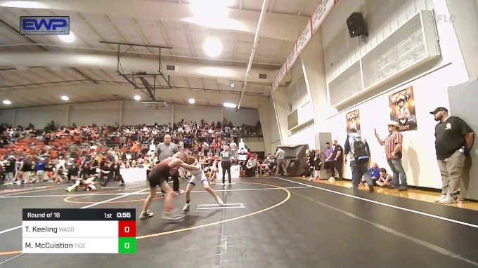 58 lbs Round Of 16 - Timber Keeling, Wagoner Takedown Club vs Mason ...