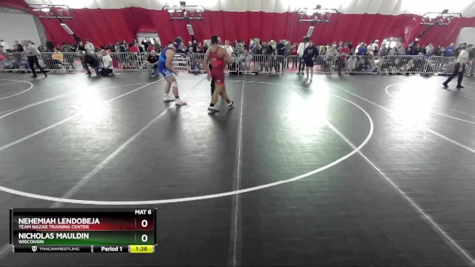 285 lbs Quarterfinal - Nicholas Mauldin, Wisconsin vs Nehemiah ...