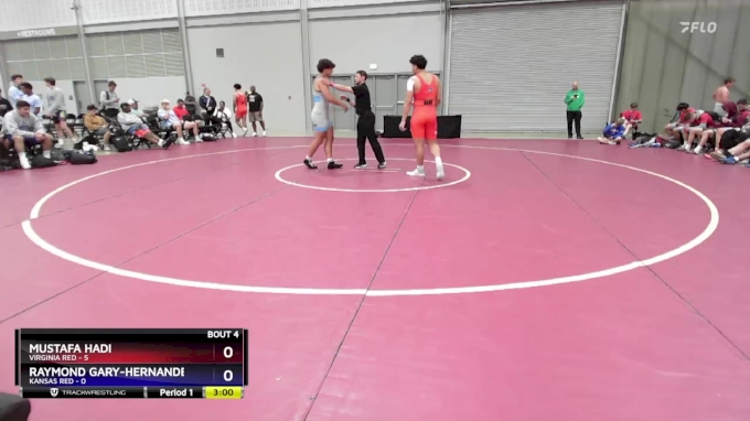 215 lbs Round 2 (6 Team) - Mustafa Hadi, Virginia Red vs Raymond Gary ...