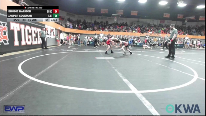 80 lbs Rr Rnd 1 - Brodie Harmon, Duncan Demon Wrestling vs Jasper ...