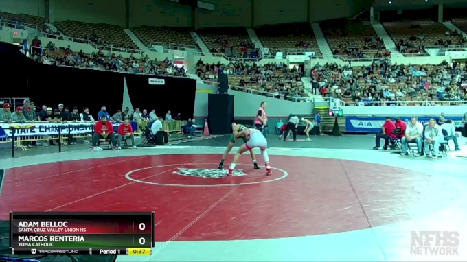 D4-106 lbs 3rd Place Match - Marcos Renteria, Yuma Catholic vs Adam ...