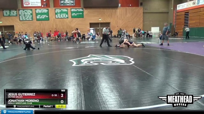 165 lbs Cons. Semi - Jesus Gutierrez, Victor Valley vs Jonathan Moreno ...