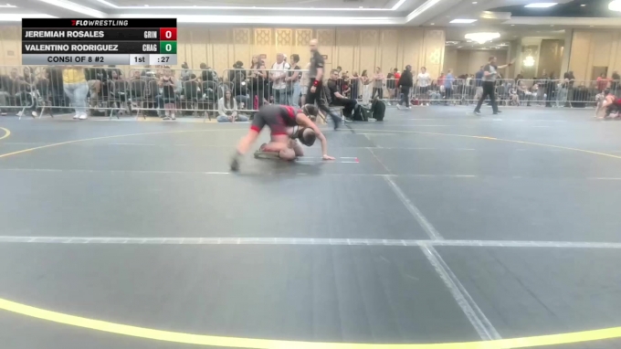 87 lbs Consi Of 8 #2 - Jeremiah Rosales, Grindhouse WC vs Valentino ...